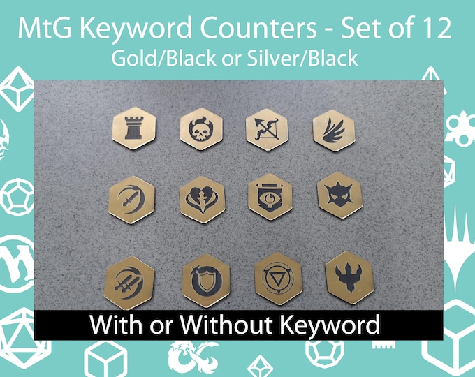 Ability Counters | Magic the Gathering | Keyword Tokens - Etsy