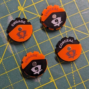 Kill Team - Engage/conceal Dials - Set of 10 - Etsy