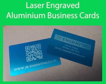 Aluminum Business Cards - Etsy