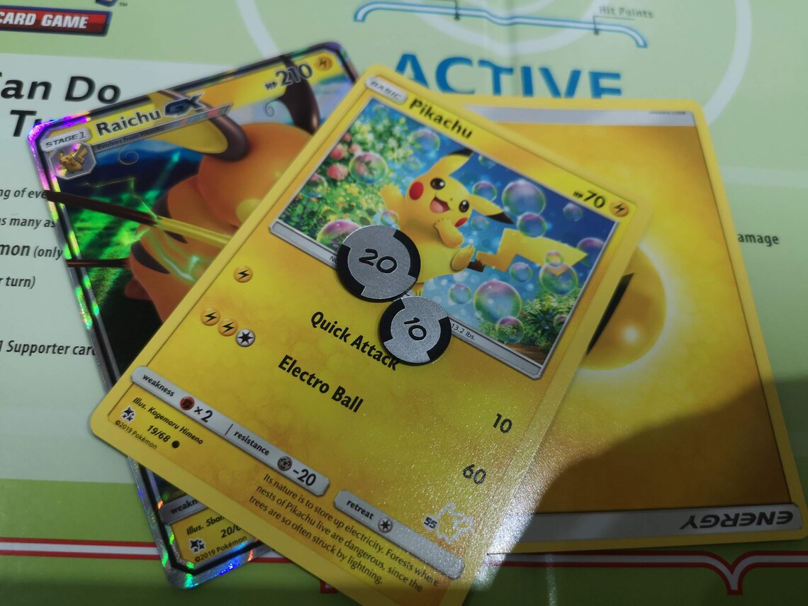 Pokemon TCG Compatible Effects/status, Ability Used, Damage/hit Point ...