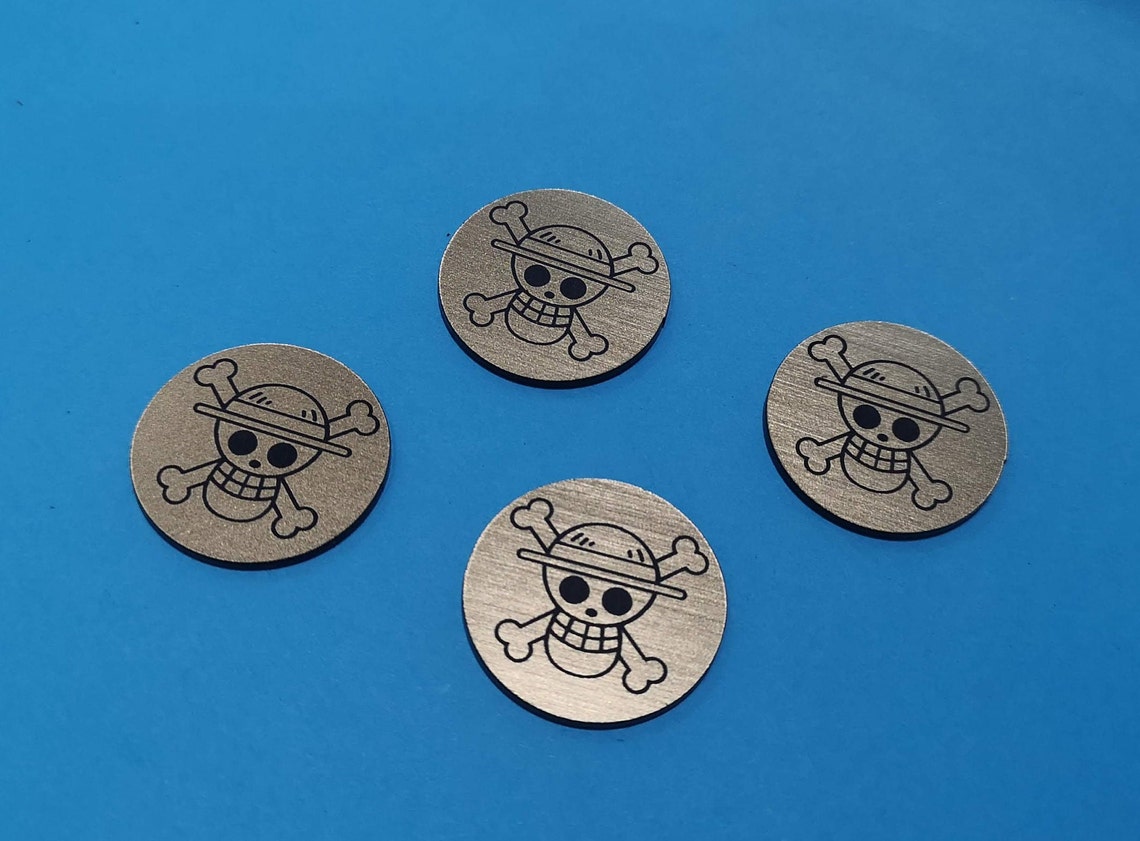 One Piece TCG Tokens - Modifiers and Ability Used Counters - Gold and ...