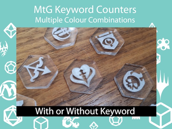 Set of 12 Magic the Gathering Keyword Counters Mtg Ability - Etsy UK