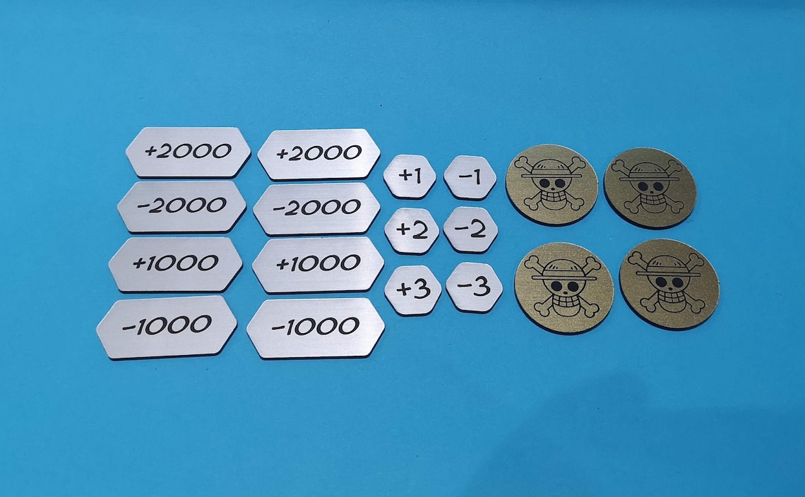 One Piece TCG Tokens Modifiers and Ability Used Counters - Etsy
