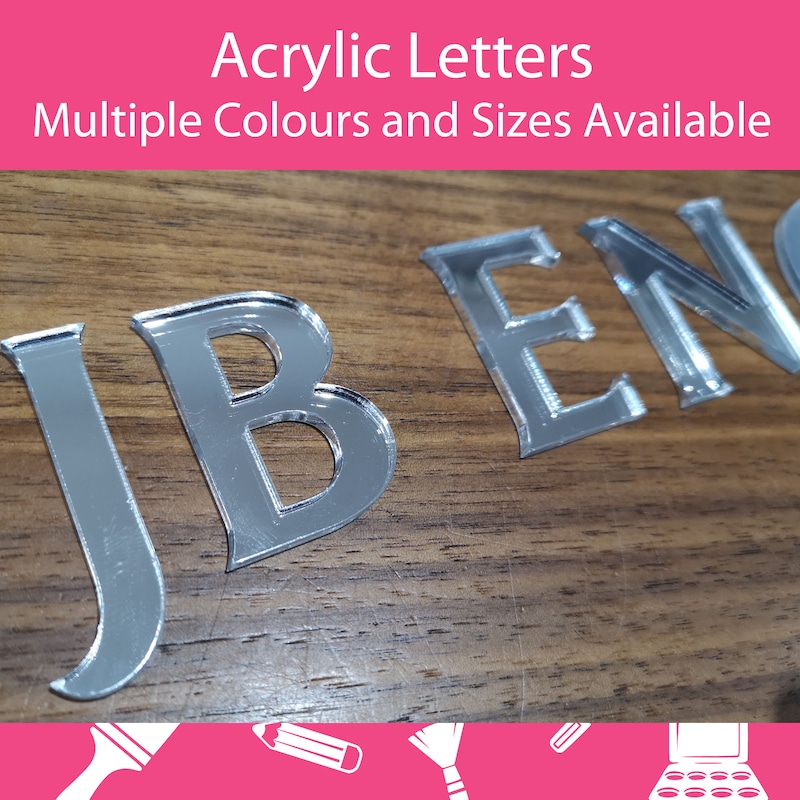 Acrylic Letters - Etsy