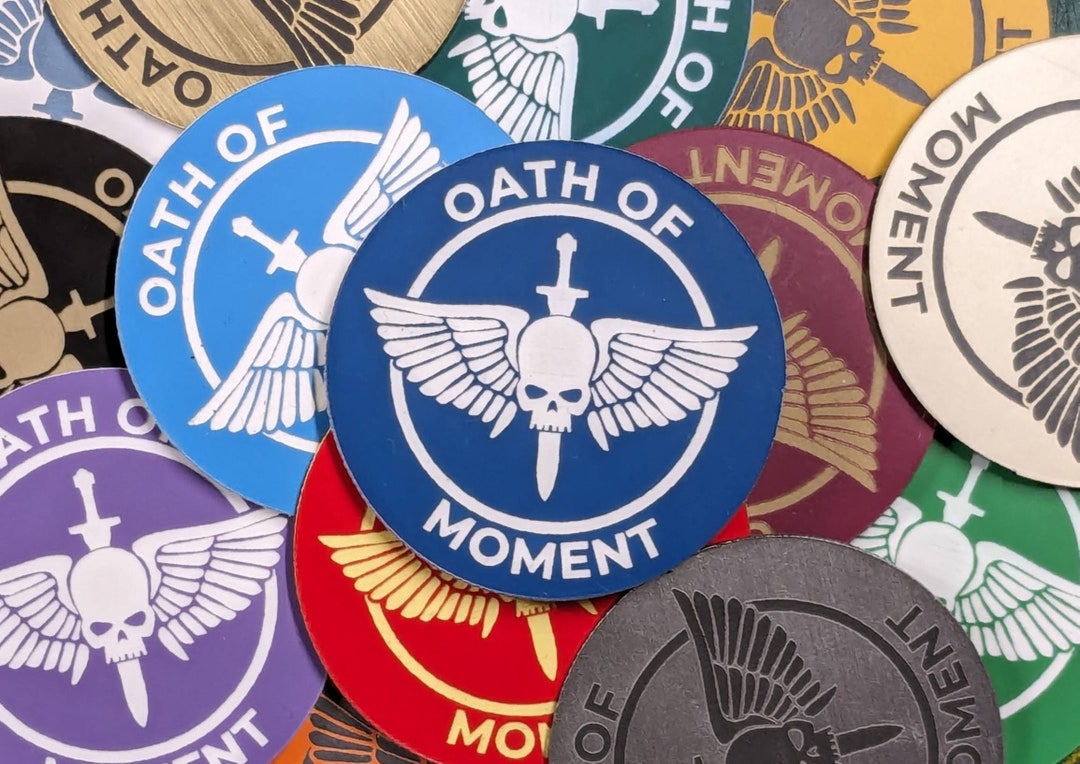 WH40K Oath of Moment Token Warhammer 40K 10th Edition Space Marines - Etsy