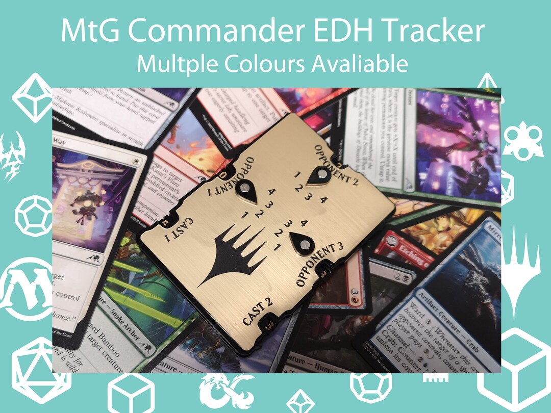 Mtg Commander EDH Tracker Magic the Gathering Tracker - Etsy