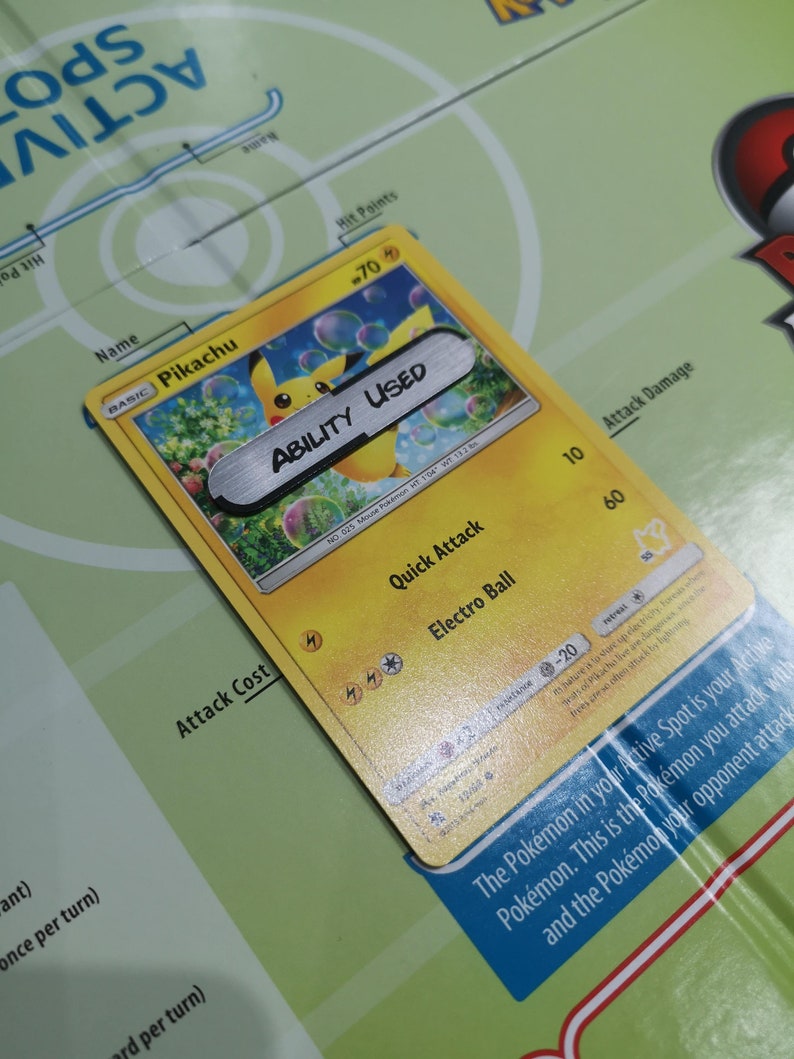 Pokemon TCG Compatible Effects/status, Ability Used, Damage/hit Point ...