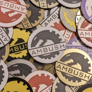 WH40K Ambush Tokens - 5 Token Set - Genestealer Cult - WH40K 10th ...