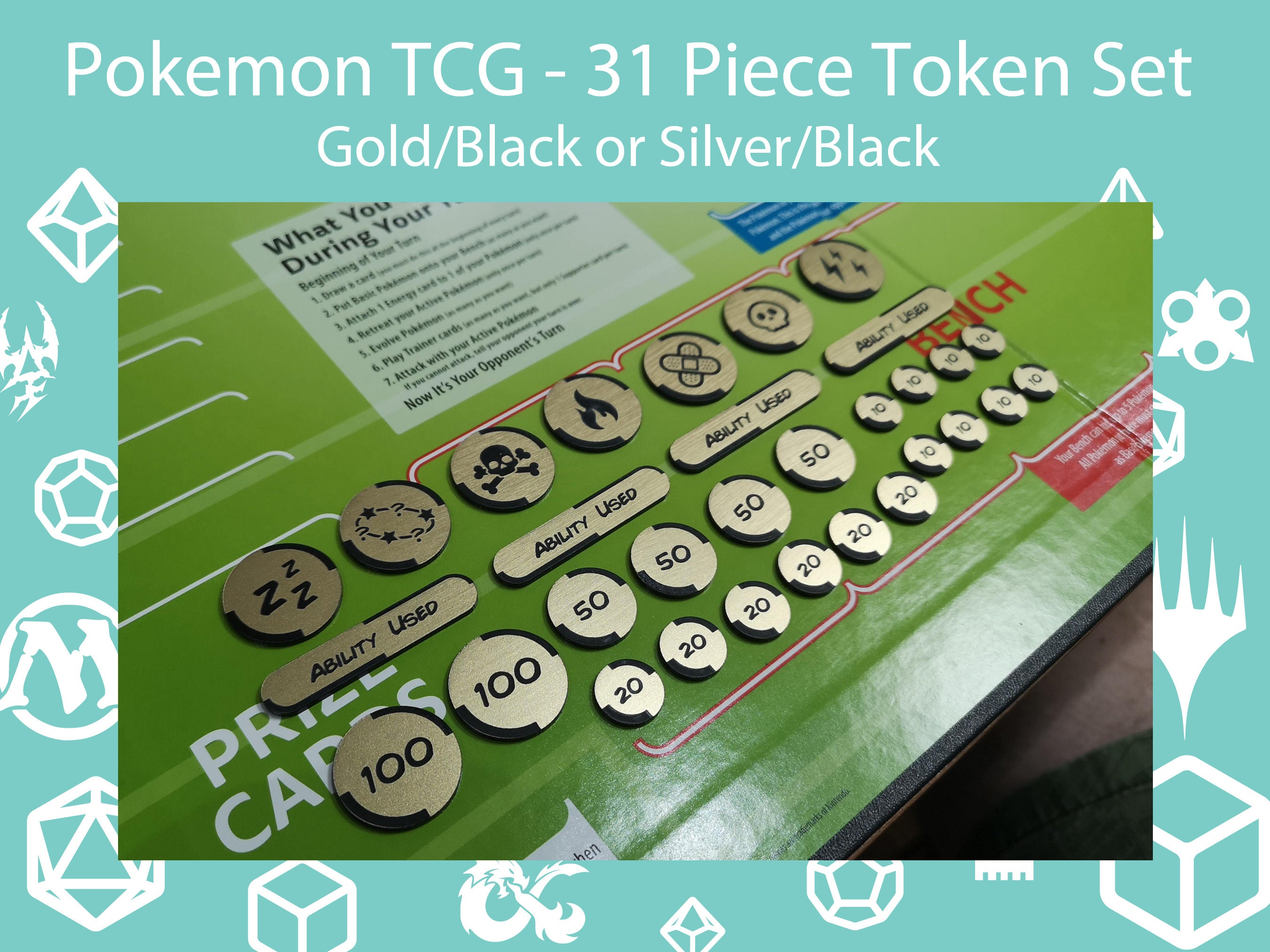 Pokemon TCG Compatible Effects/status Ability Used - Etsy UK