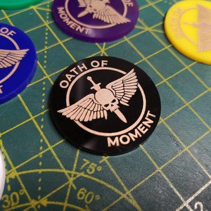 WH40K Oath of Moment Token - Warhammer 40K 10th Edition - Space Marines ...