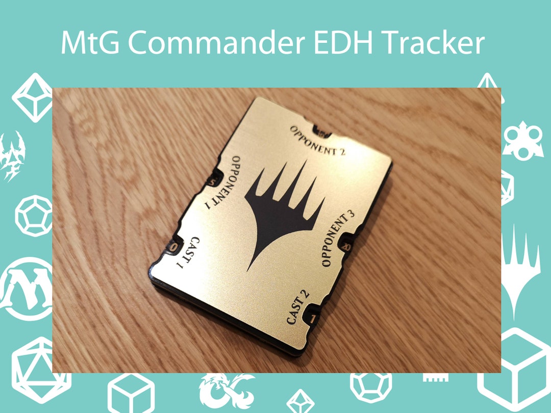 Mtg Commander EDH Tracker - Magic the Gathering Tracker - Etsy
