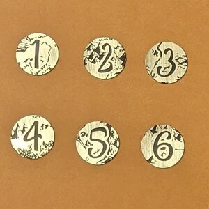 Middle Earth Strategy Battle Objective Markers - Set of 6 - 25mm or ...