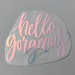 Hello Gorgeous Vinyl Decal - Etsy