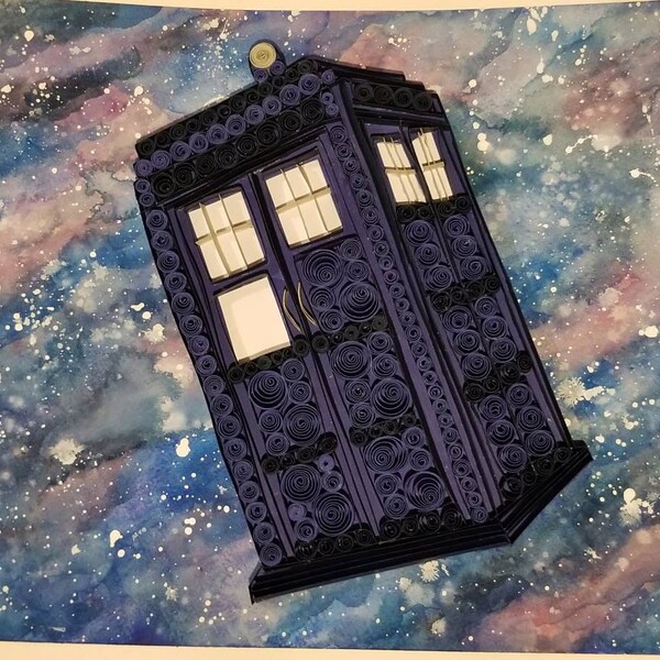 Flying Tardis - Etsy