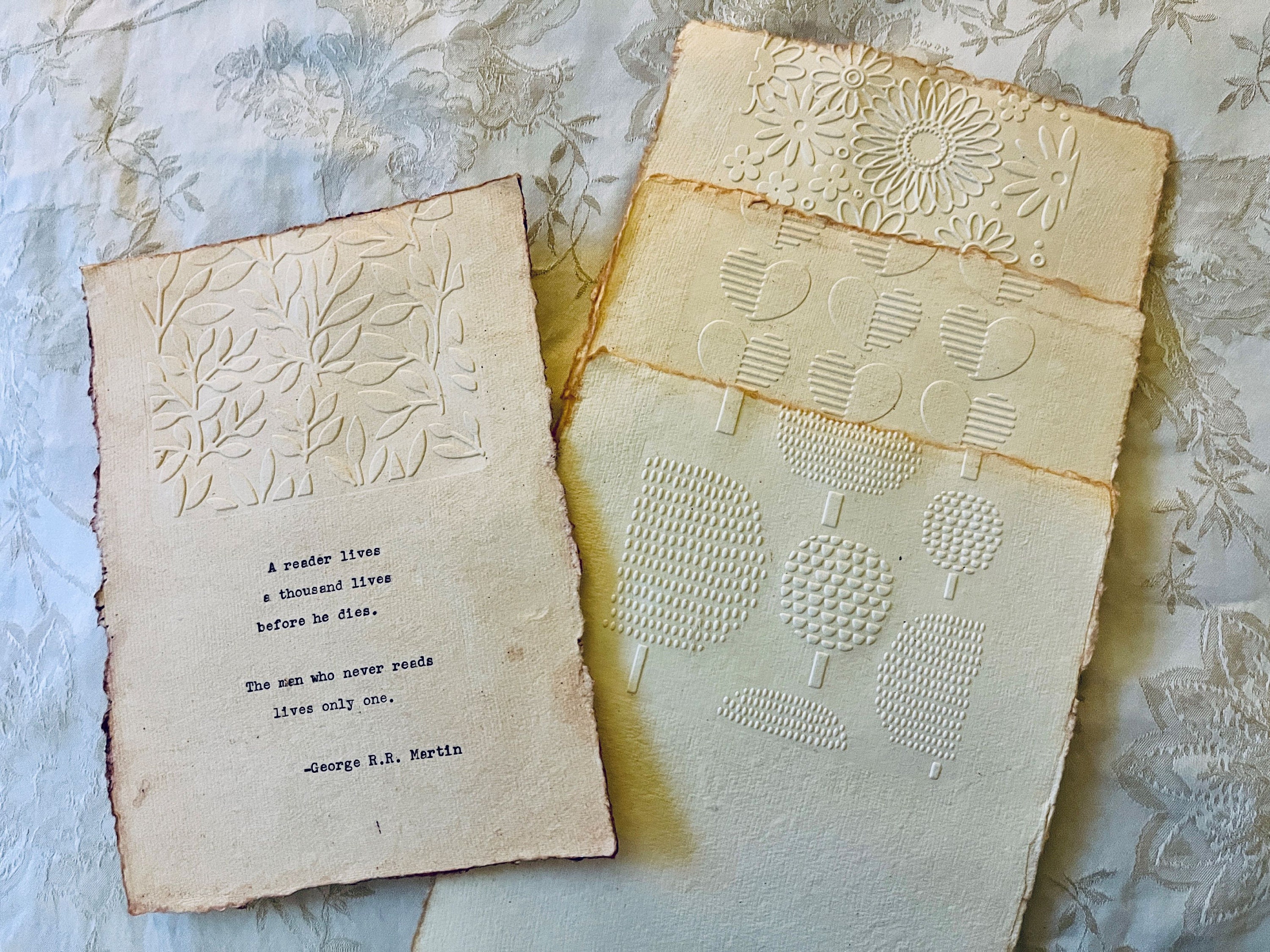 Handmade Typewriting Print Custom Embossed Type Writer Poem ...