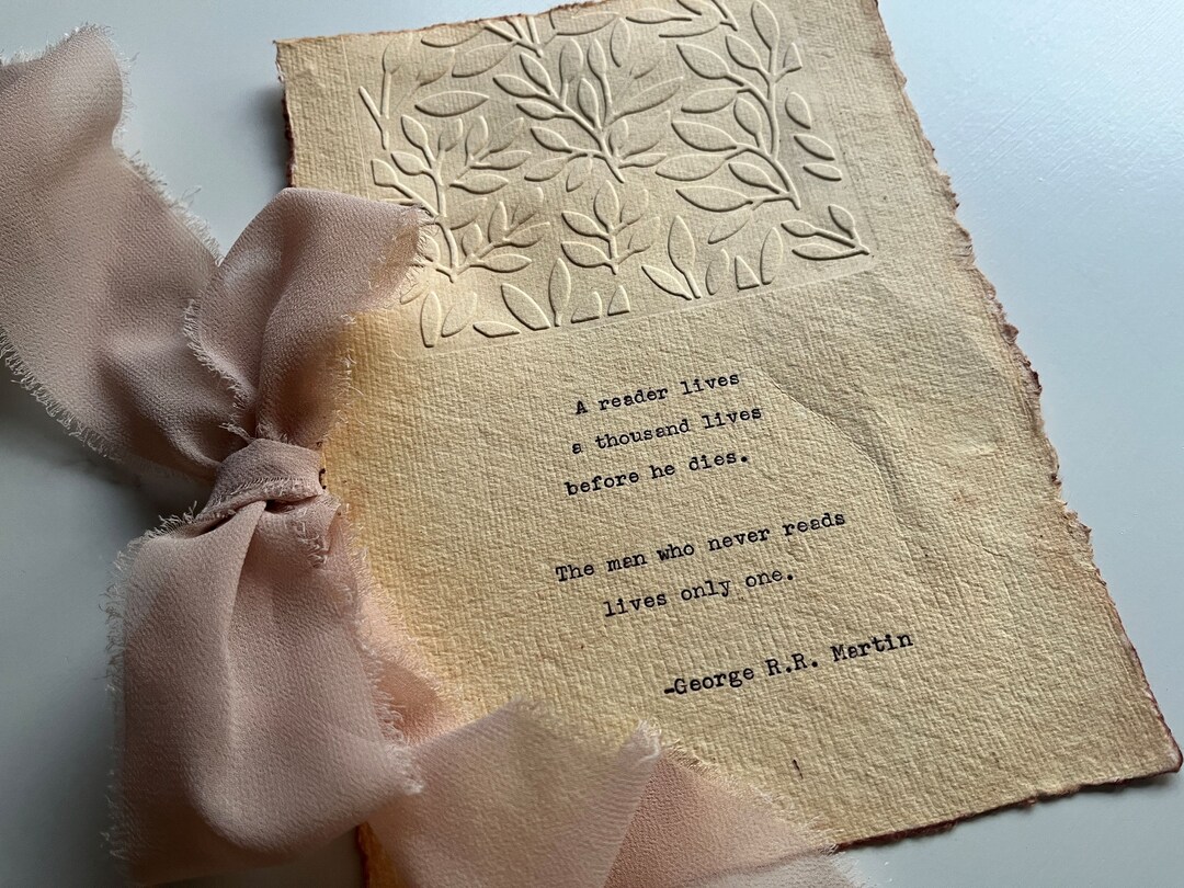 Handmade Typewriting Print Custom Embossed Type Writer Poem ...