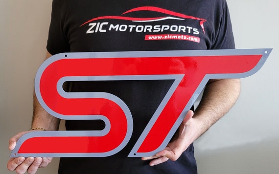 Ford Modern ST Logo Steel Sign - Etsy