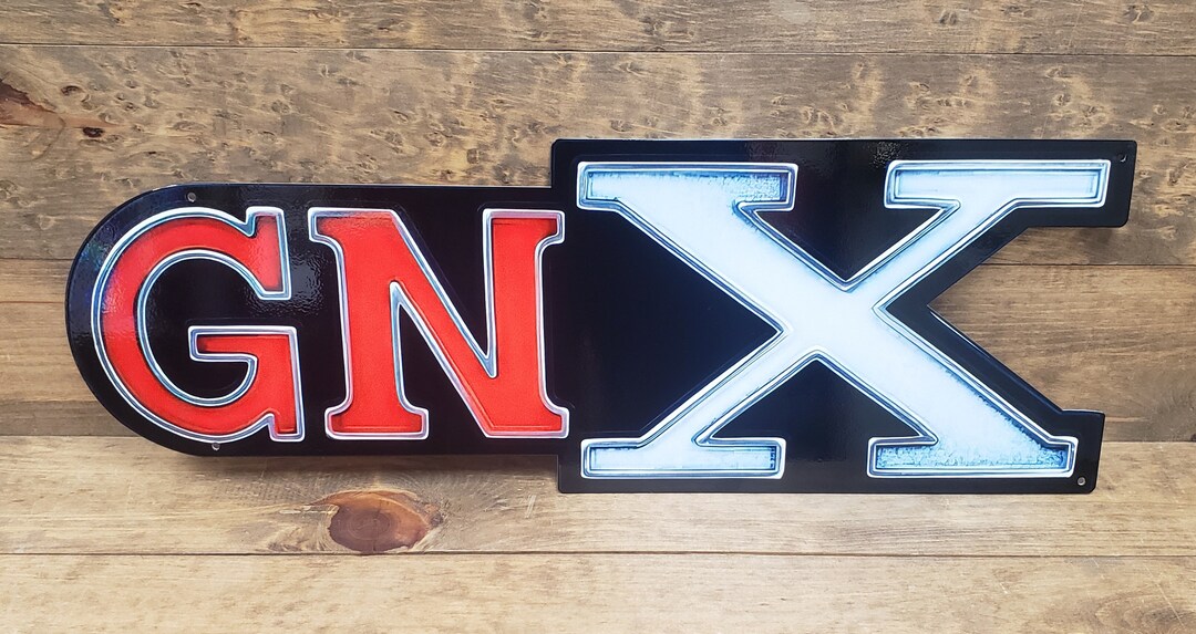 Buick Grand National GNX Emblem Logo Wall Art Flat Steel Sign - Etsy