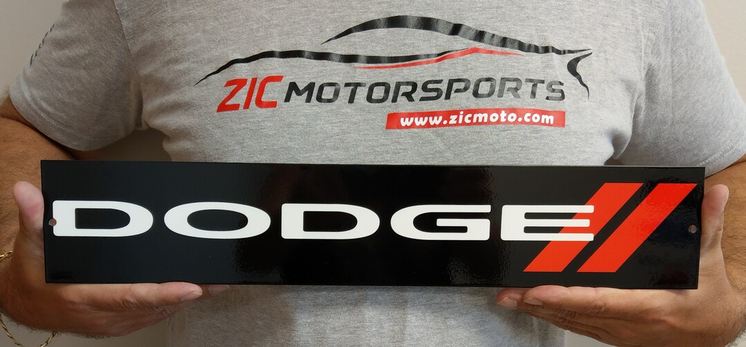 Dodge Slash Rumbas White Steel Sign Wall Art - Etsy