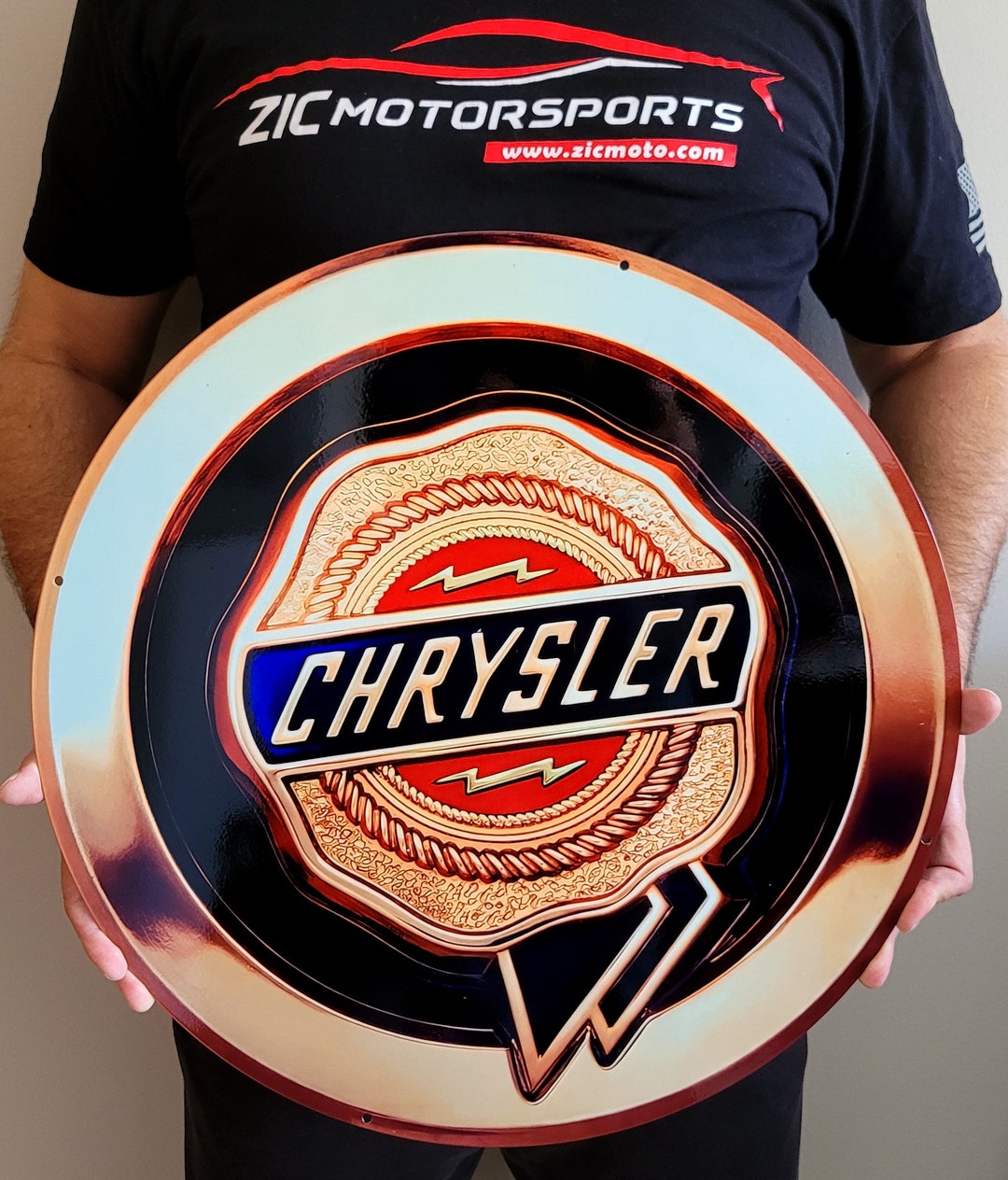 1925-1955 Chrysler Medallion Vintage Flat Steel Sign - Etsy