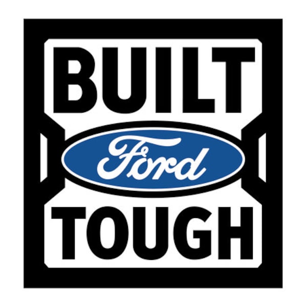 Ford Built Tough Decals - Etsy