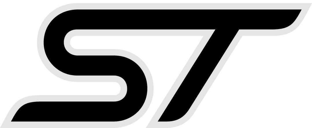 Ford Modern ST Logo Black Steel Sign special Order - Etsy