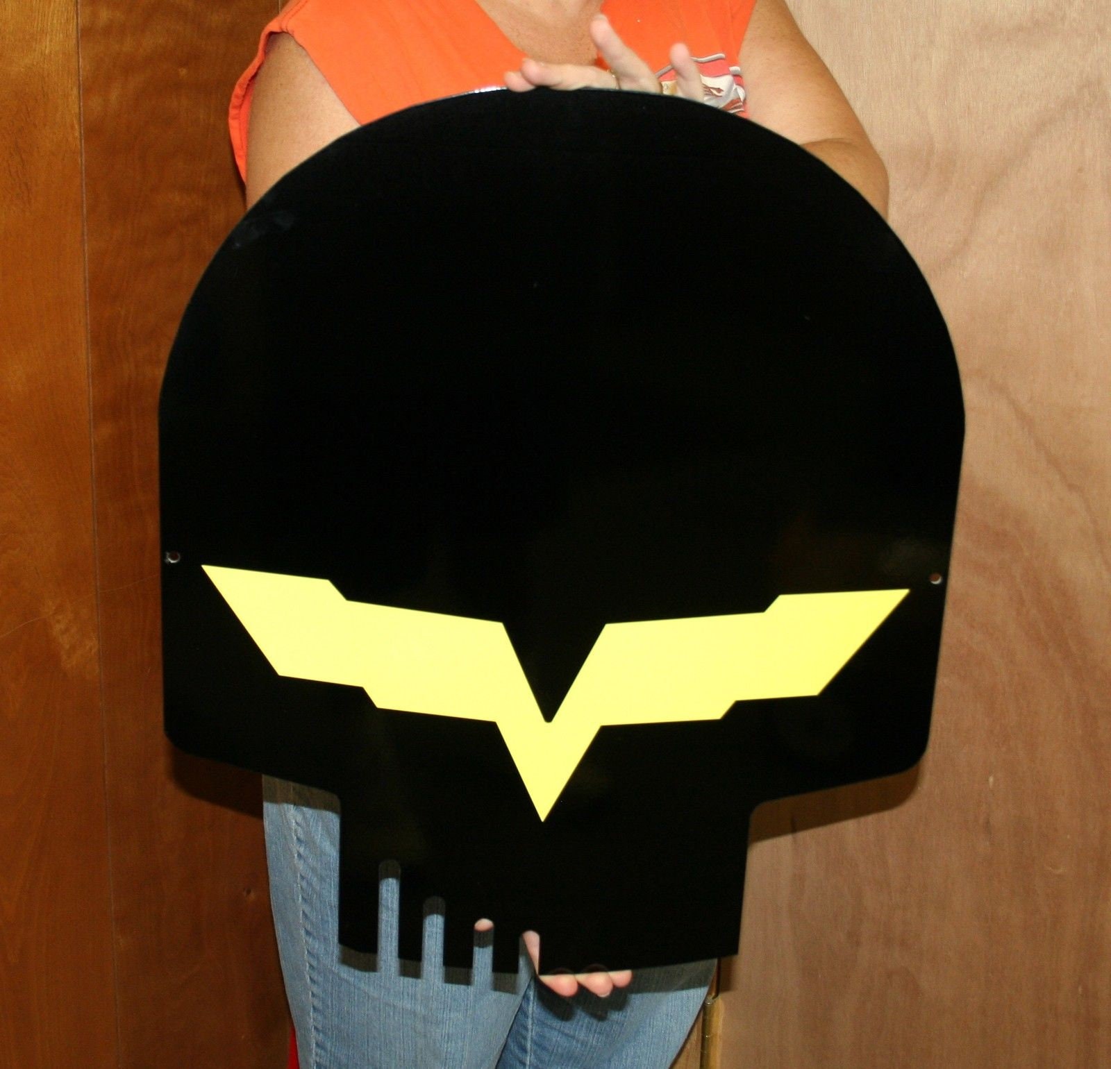 Chevrolet Corvette Jake Head Skull Black C6 Wall Emblem / - Etsy