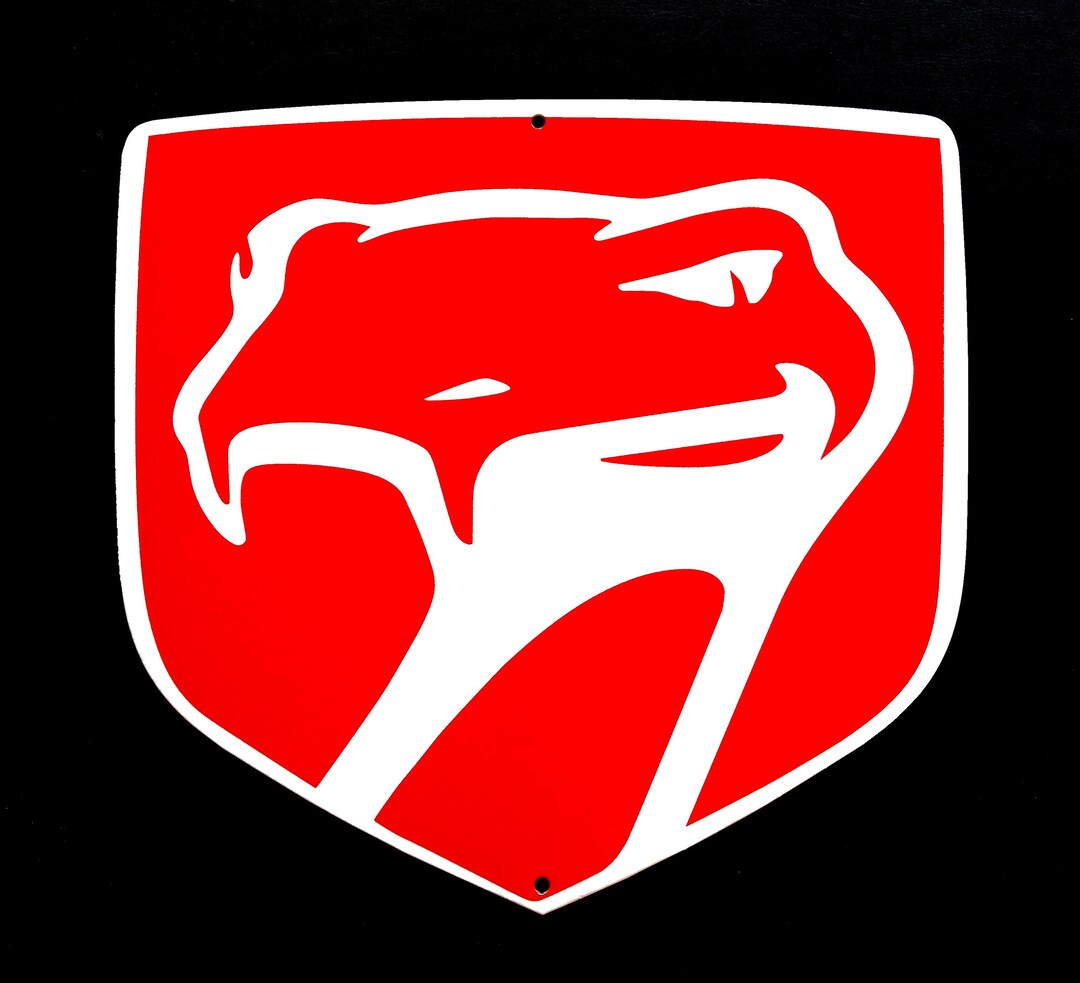 Dodge Viper sneaky Pete Red Steel Sign Wall Art - Etsy