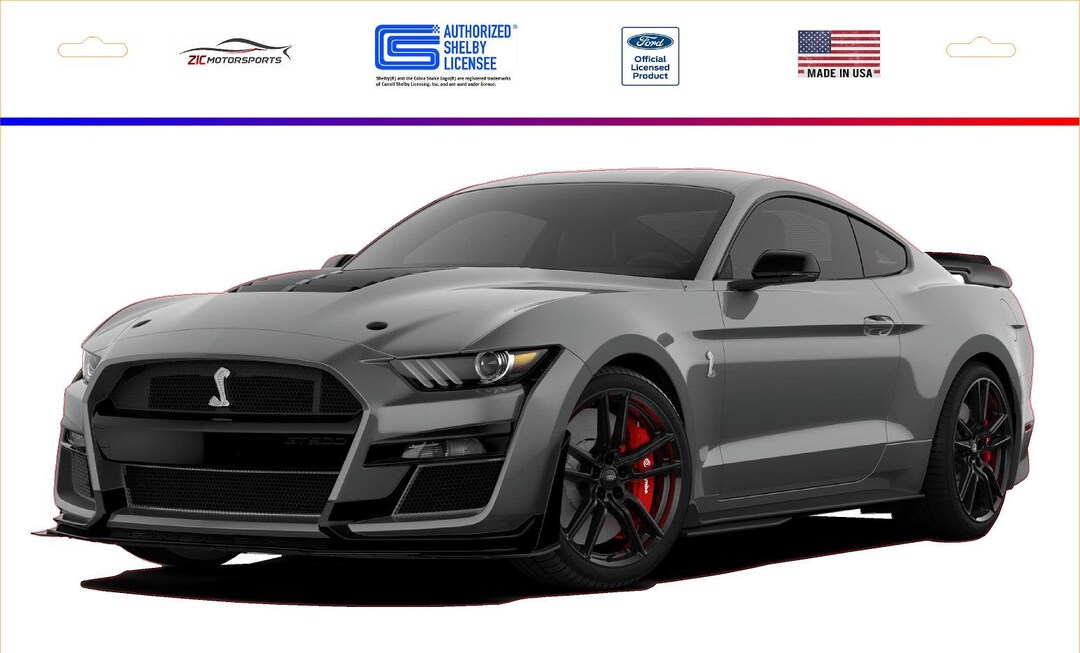 2020 Grey SHELBY Mustang GT500 Car Vinyl Decal - Etsy