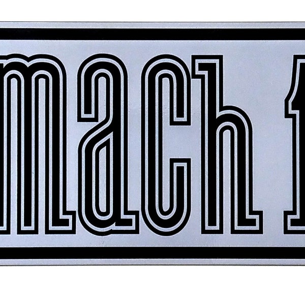Mach 1 - Etsy
