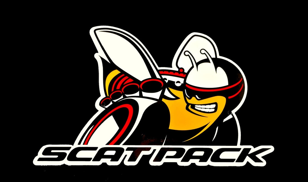 Dodge Scatpack Logo Bee Steel Sign super Size 32 X 18.6 - Etsy