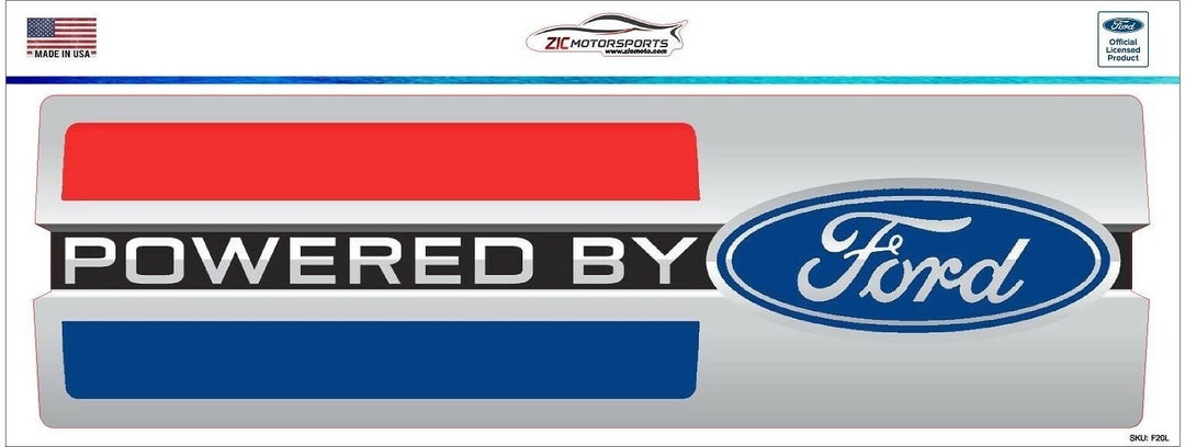 Powered by Ford Vinyl Decals Vinyl NOT OE Replacements - Etsy