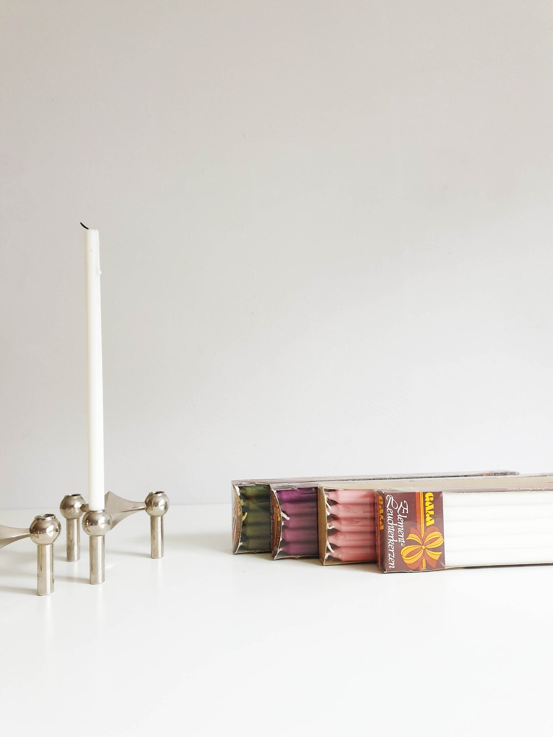 10 Pcs. Element Candles Original From the 70s Vintage - Etsy