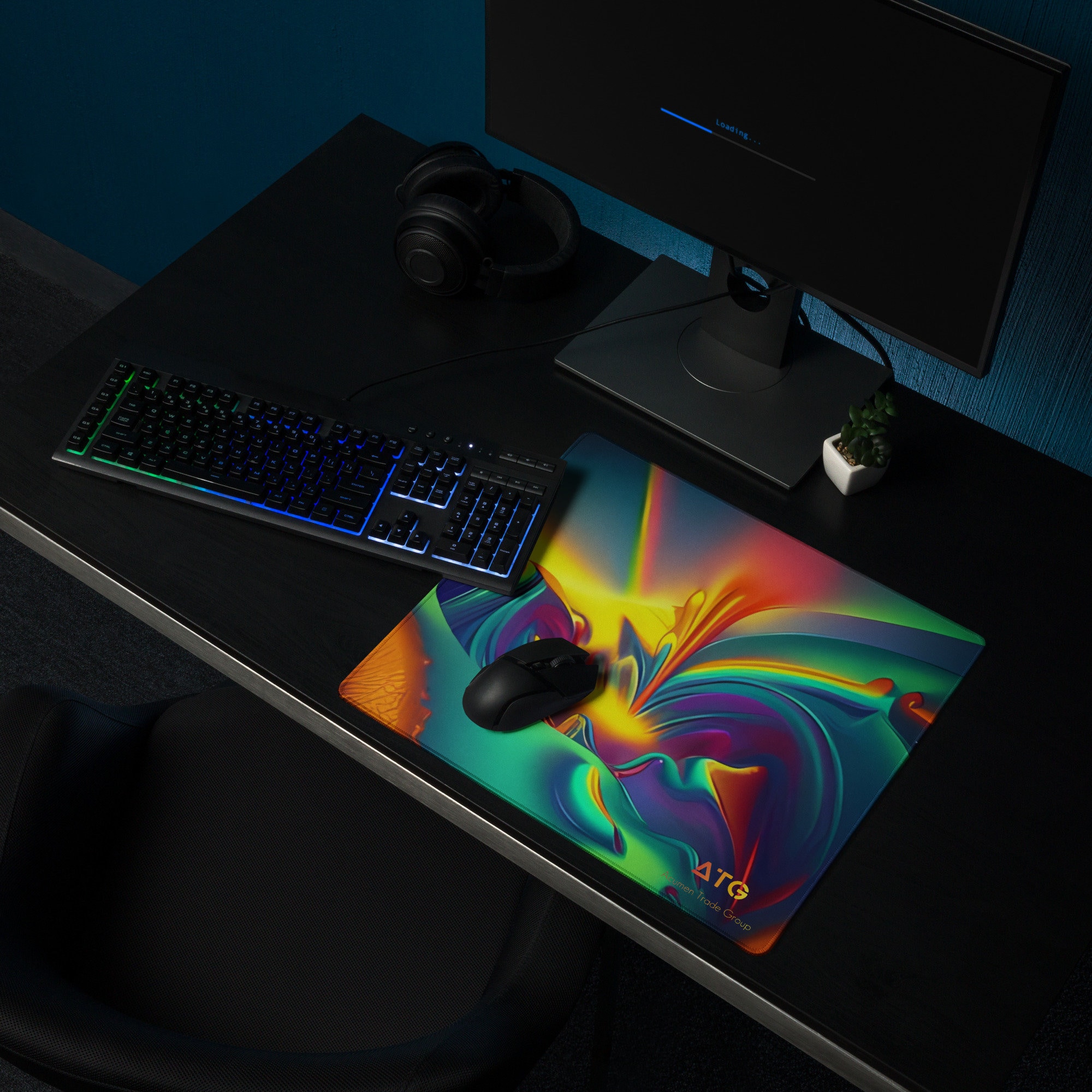 Gaming Mouse Pad Cozy Gamer Couple Gift Desk Accessories Gaming Desk ...