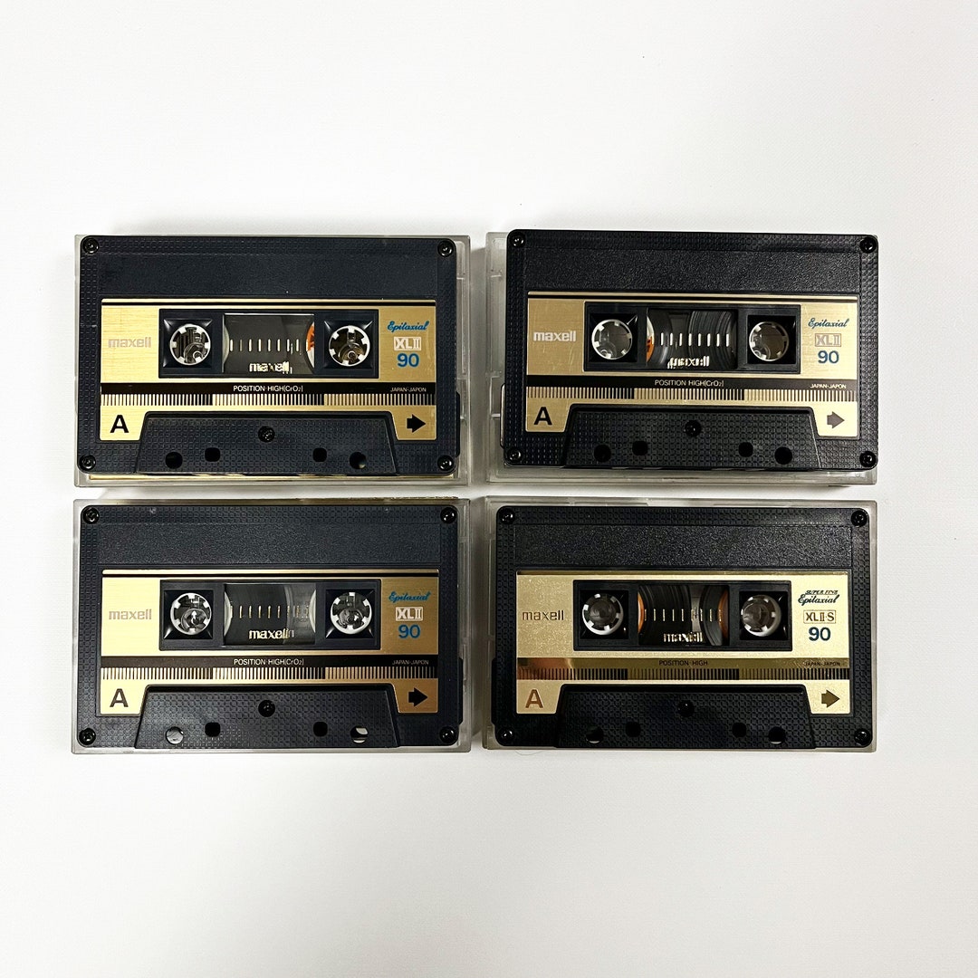 Maxell XLII 90 Used Type II Cassette Tapes Lot of 4 Sold as Blanks - Etsy