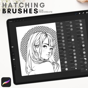 40 Procreate Brushes for Perfect Hatching - Etsy
