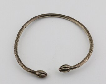 Lion .925 Sterling Silver West Indian Bangle 1 Piece - Etsy