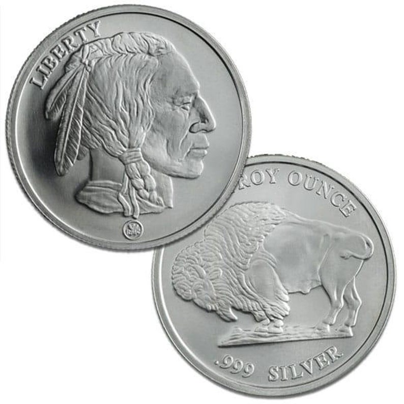 1 Oz Buffalo Silver Coin 999 Pure - Etsy