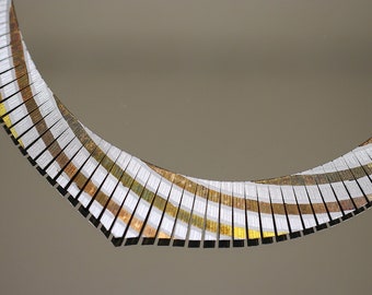 V Shape Herringbone Necklace - Etsy