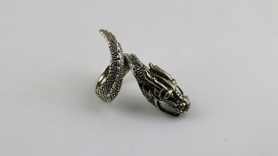 Vintage Dragon Scroll Tail Head Symbol Of Power And S… - Gem