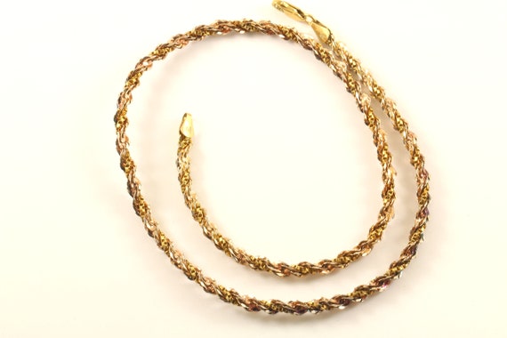 Vintage Twisted Braided Multi Chain Design Chain Link… - Gem