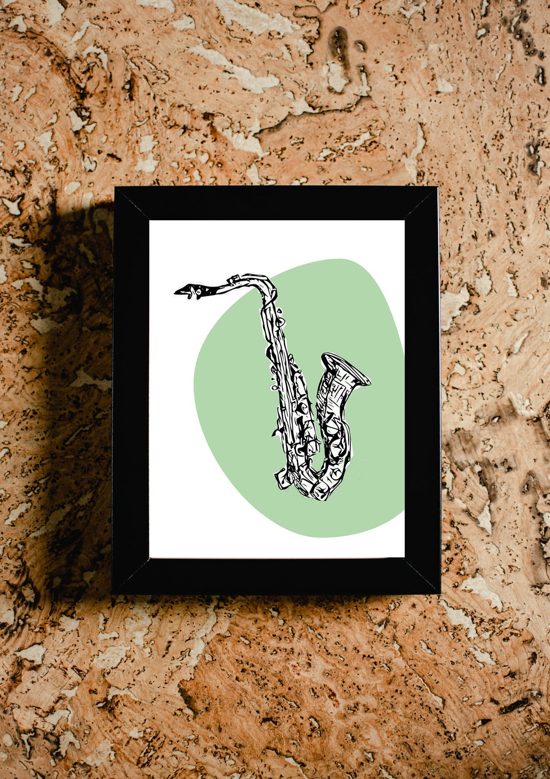 SAXOPHONE - Poster Print Wall Art Deco - Music Instrument - Alto ...