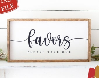 Please Take One Sign - Etsy