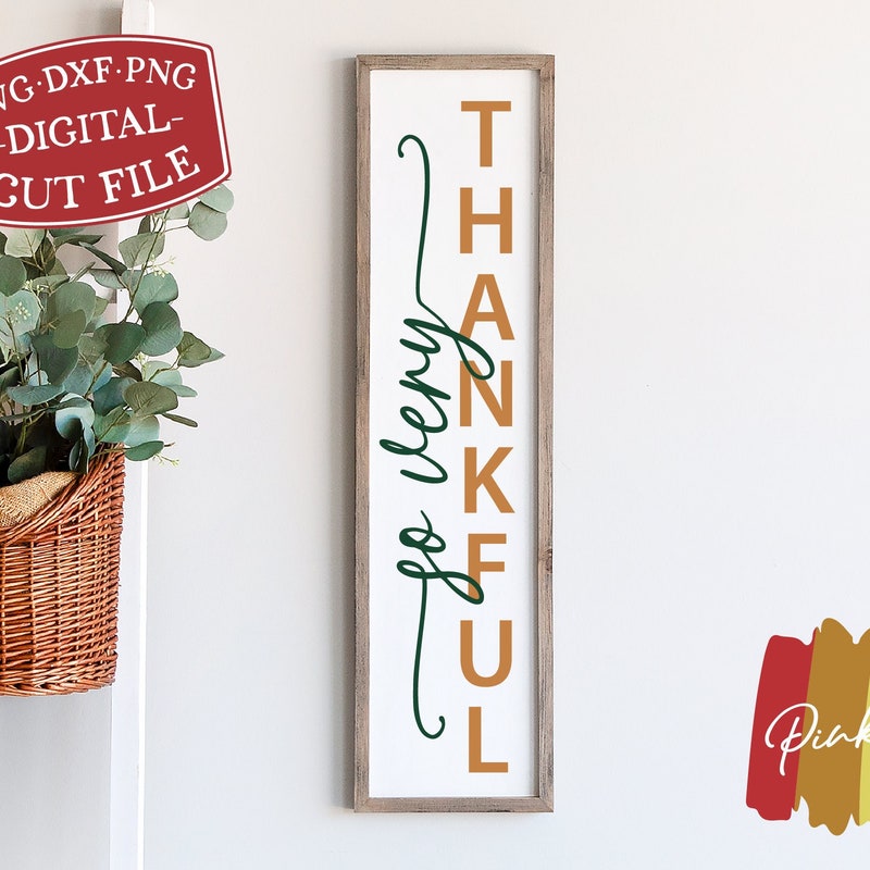 Thankful Svg - Etsy