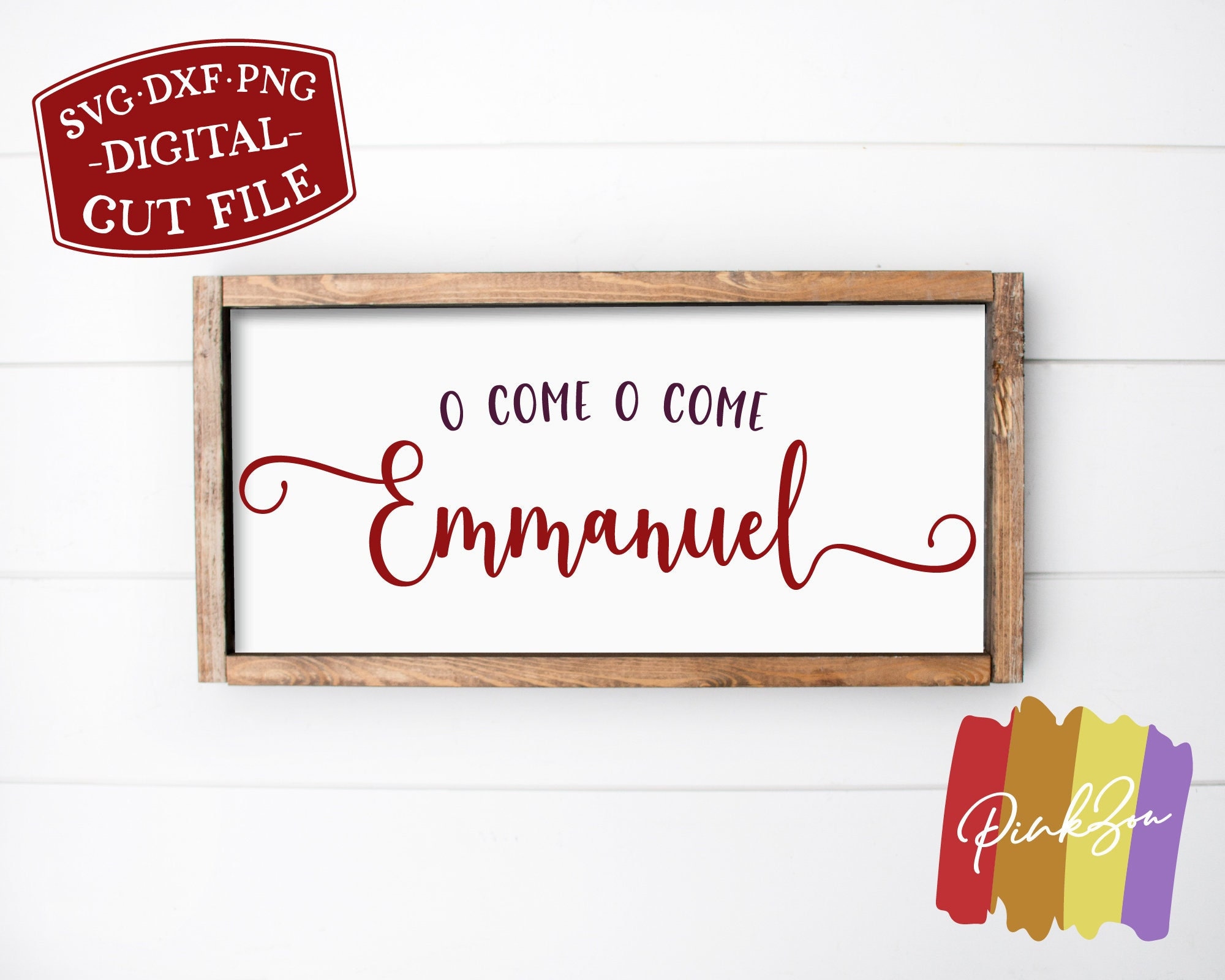 SVG Files, O Come, O Come, Emmanuel Svg, Christian Christmas Svg ...