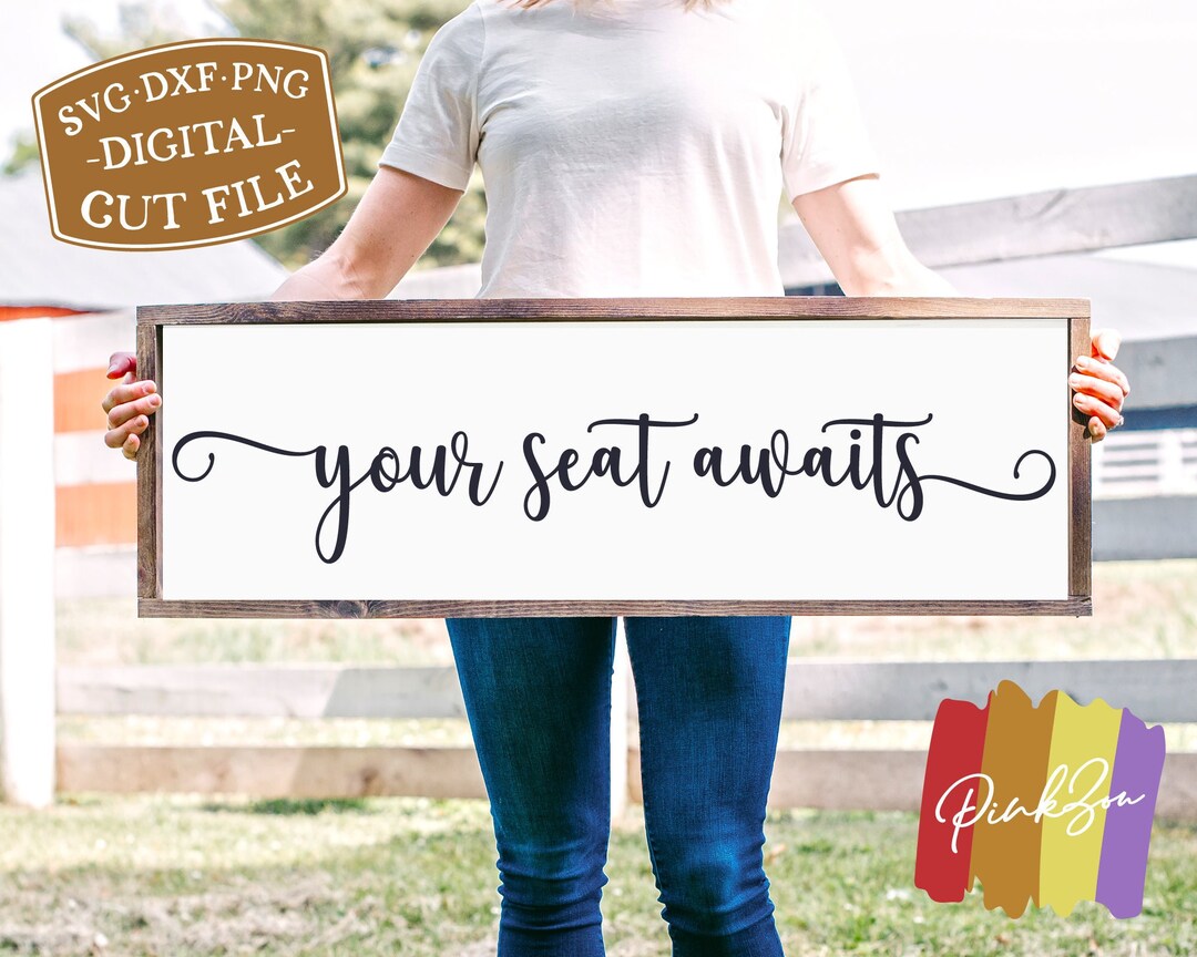 Your Seat Awaits SVG Files, Wedding Svg, Seating Chart Svg, Wedding ...