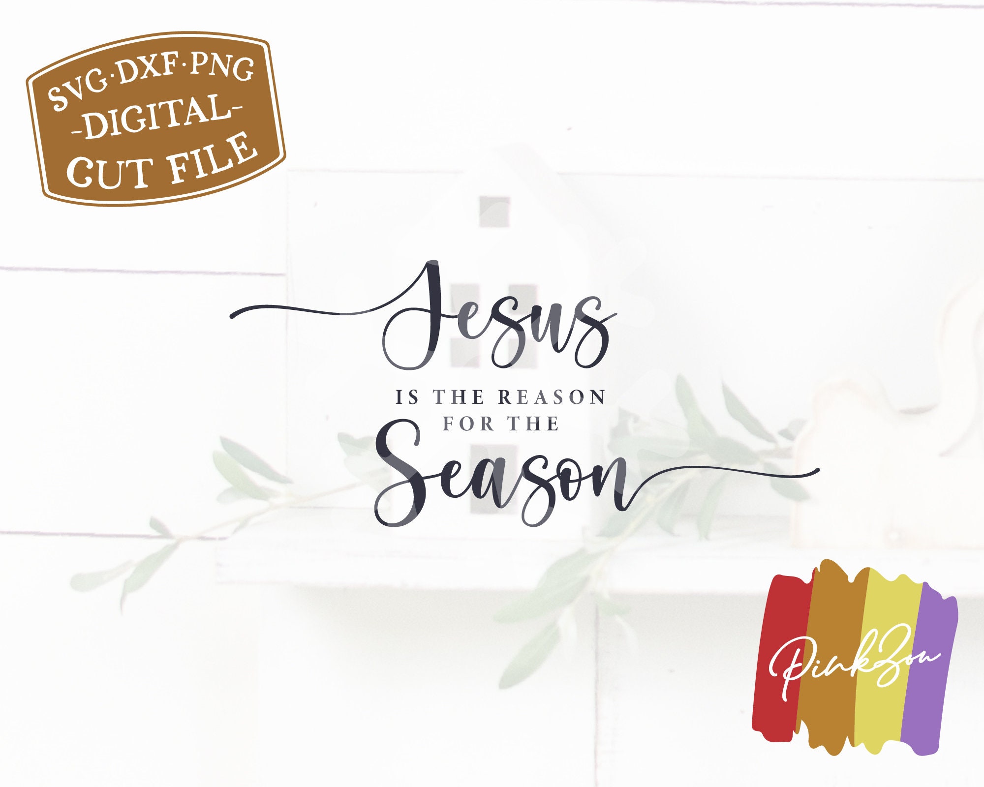Jesus is the Reason for the Season SVG Files, Christmas Svg, Christian ...