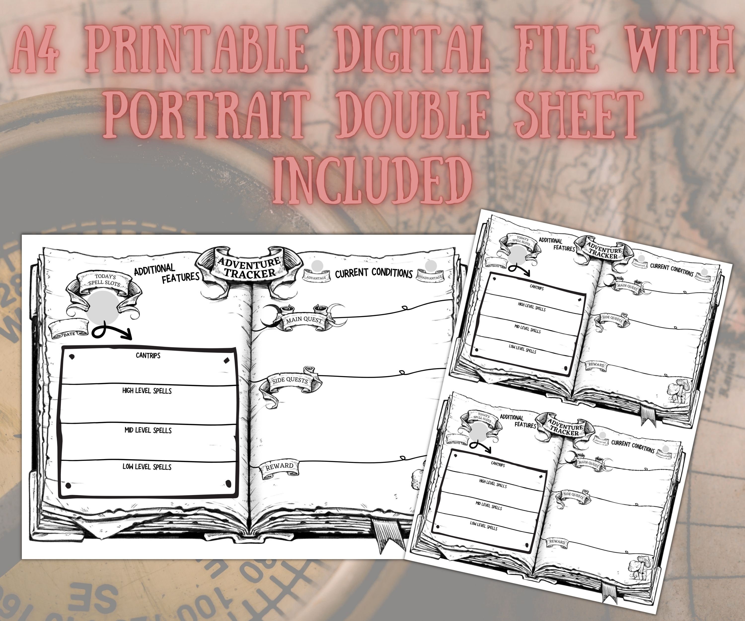 Daily To-do List Printable Adventure Vintage Style Reward Yourself for ...