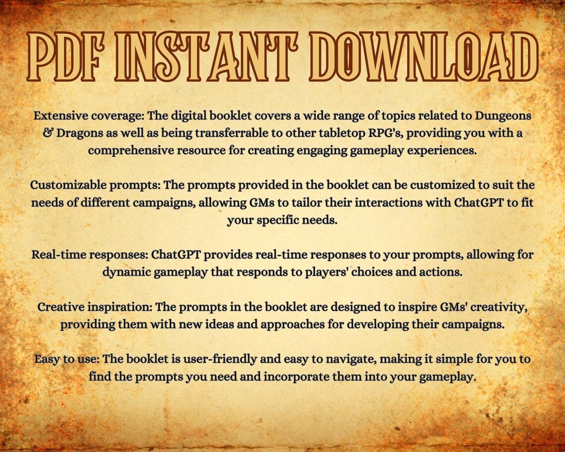 Dnd and Chat GPT Prompts for AI Language Models for Dungeon Masters ...