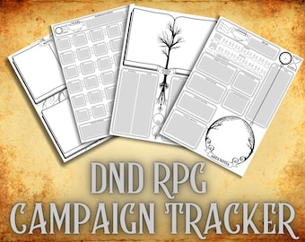 Session Tracker Dnd Dm - Etsy